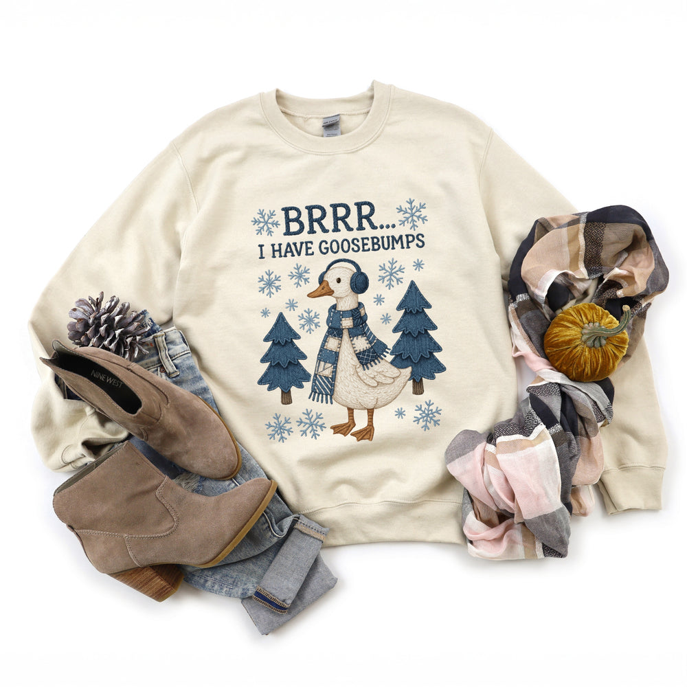 Brrr... I Have Goosebumps - Women's Graphic Sweatshirt